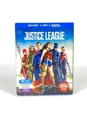 Justice League (Blu-ray + DVD + Digital Copy, 2018, 2-Disc Set w ...