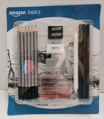 Drawing Sketch Art Pencil Kit Amazon Basic Kit 17 Pieces | eBay