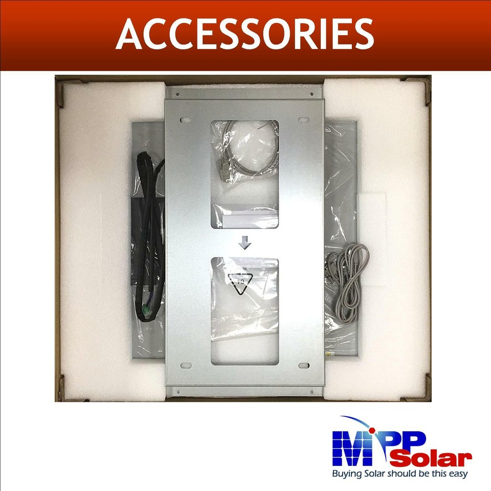 MPP SOLAR LV6048 split phase 110/220V 6000w 48v solar inverter + dual ...