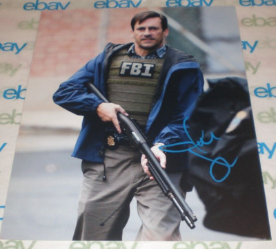 JON HAMM SIGNED THE TOWN FBI AGENT W/ GUN STILL 8X10 PHOTO AUTOGRAPH ...