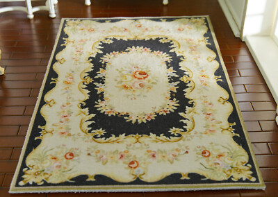 Wonderful Victorian Nice Roses Floral 1/12 Dollhouse Rug | eBay