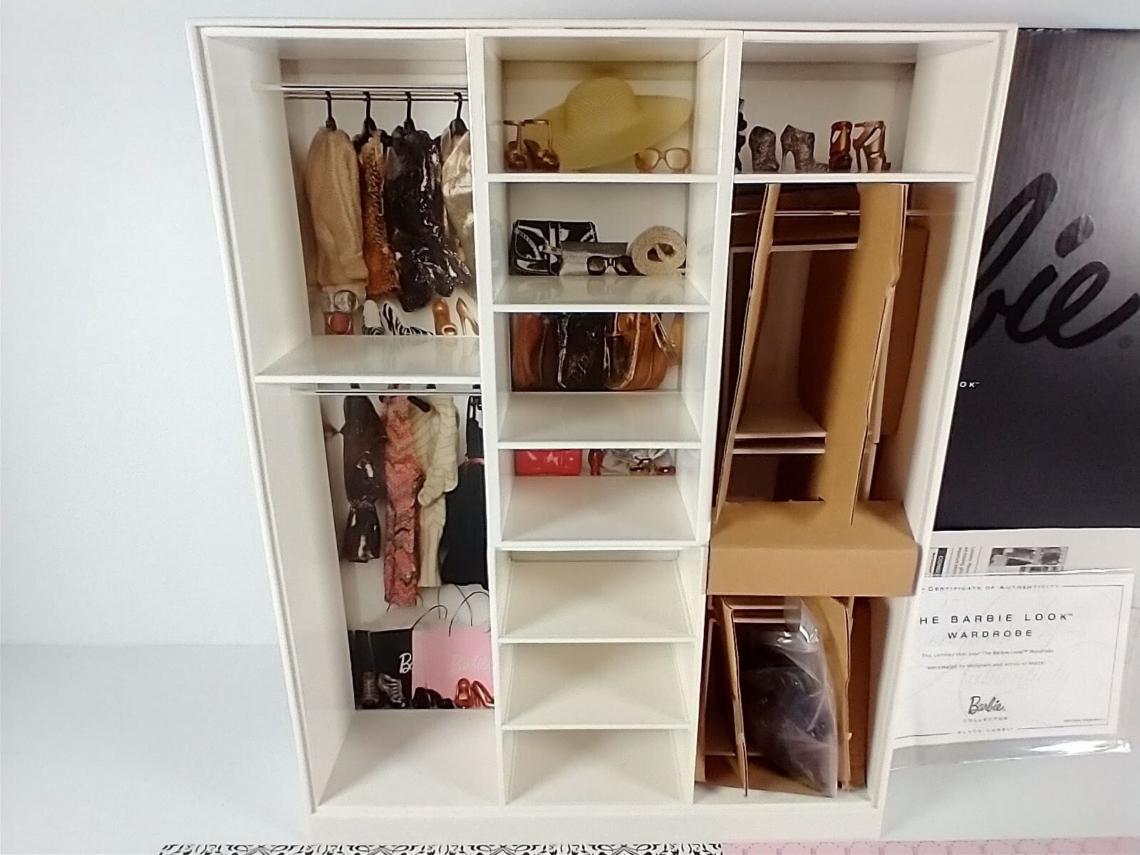 2012 The Barbie Look Wardrobe Barbie Collector Black Label ~ Box Wear ...