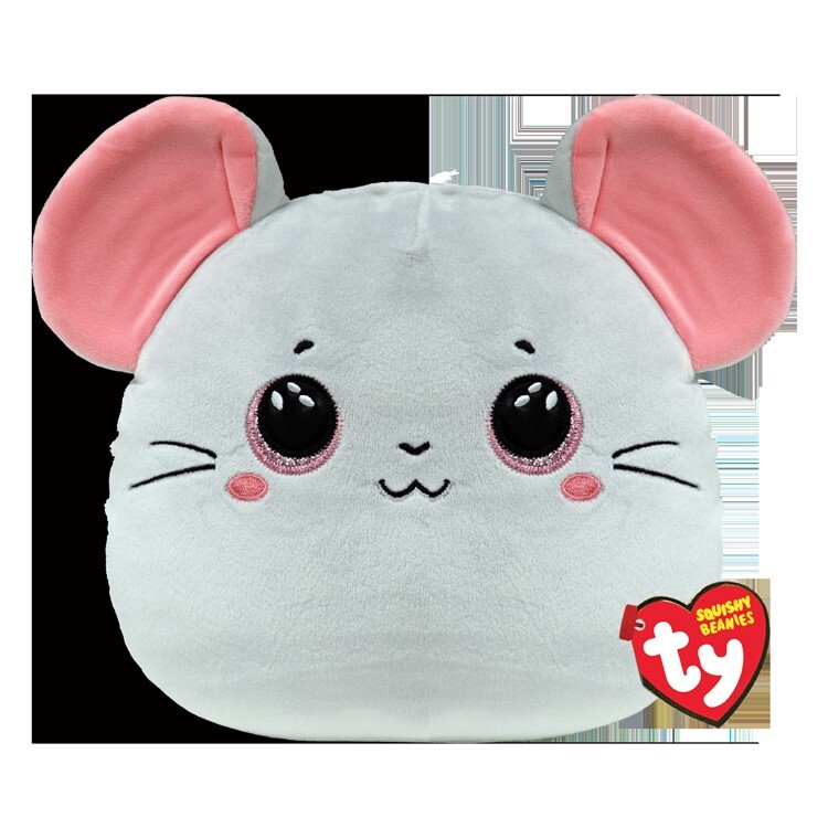 Ty Squish-A-Boo Catnip Gray Mouse 10" Plush | eBay