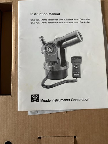 Meade ETX-60 AT Refractor Digital Telescope With a lot of EXTRAS | eBay