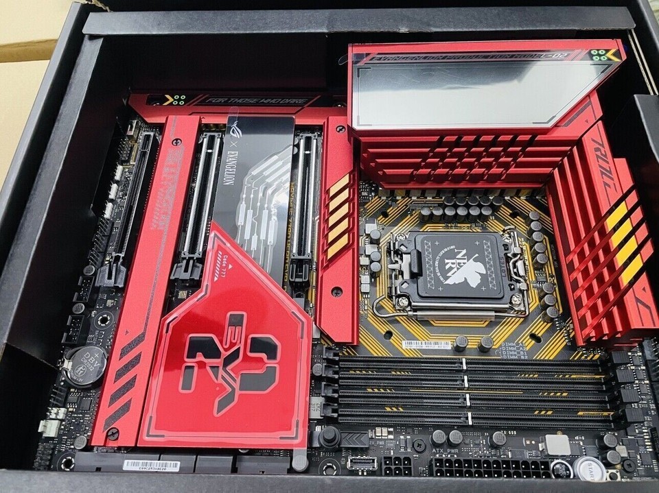 ASUS ROG EVR Case+Z790 HERO EVR MB +RTX 4090 24GB EVA-02 +GPU Holder ...