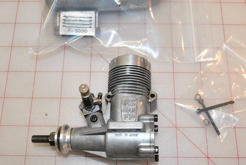 VINTAGE ~ O.S. MAX 40 FP, RC Airplane Model Engine w/ Muffler. Nice! | eBay