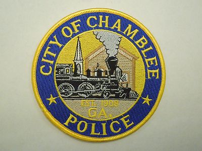 Vintage City of Chamblee Georgia Police Department Embroidered Iron On ...