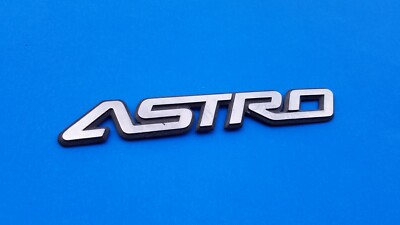 CHEVROLET ASTRO REAR SIDE CHROME EMBLEM LOGO BADGE SYMBOL NAME PLATE ...