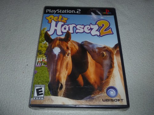 BRAND NEW FACTORY SEALED PLAYSTATION 2 GAME PETZ HORSEZ PS2 NFS UBISOFT ...