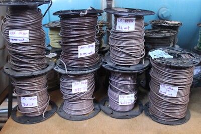 New Building Wire, THHN THWN MTW, 10 Awg STR, 500 Ft Partials, Brown ...