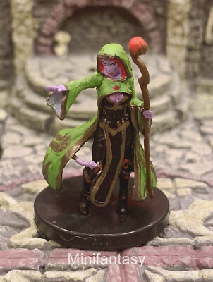 Hellspawn Adept D&D Miniature Dungeons Dragons Female Tiefling Wizard ...
