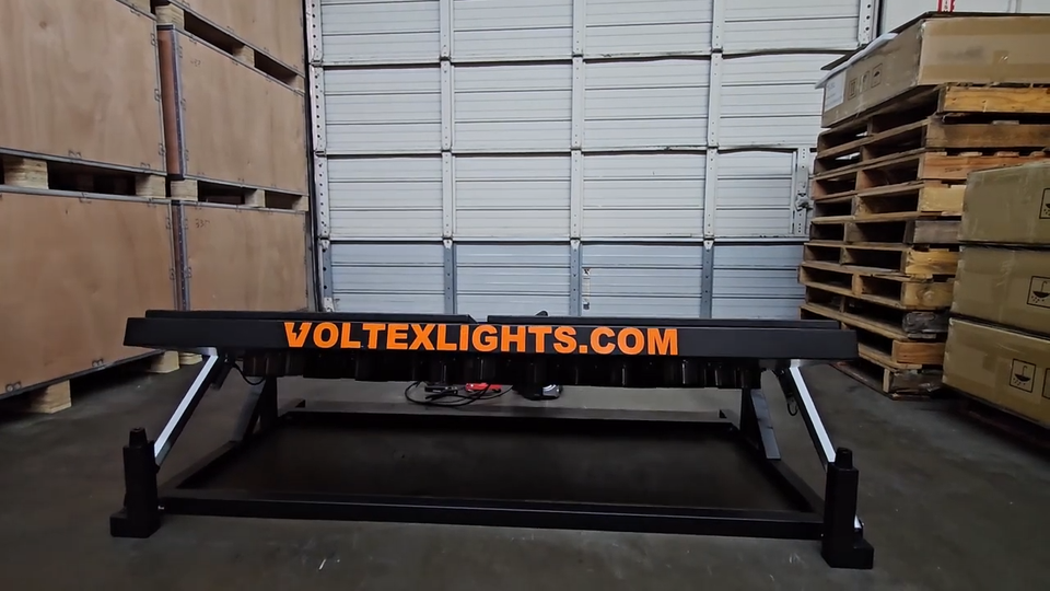 VOLTEX 60"L X 30"H X 2"D LED LIGHT BAR TRAFFIC SIGN ARROW BOARD W/ 2 ...