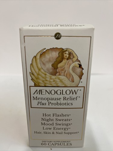 Menoglow Menopause Relief Plus Probiotics Supplement 60ct Exp 06/2024 ...