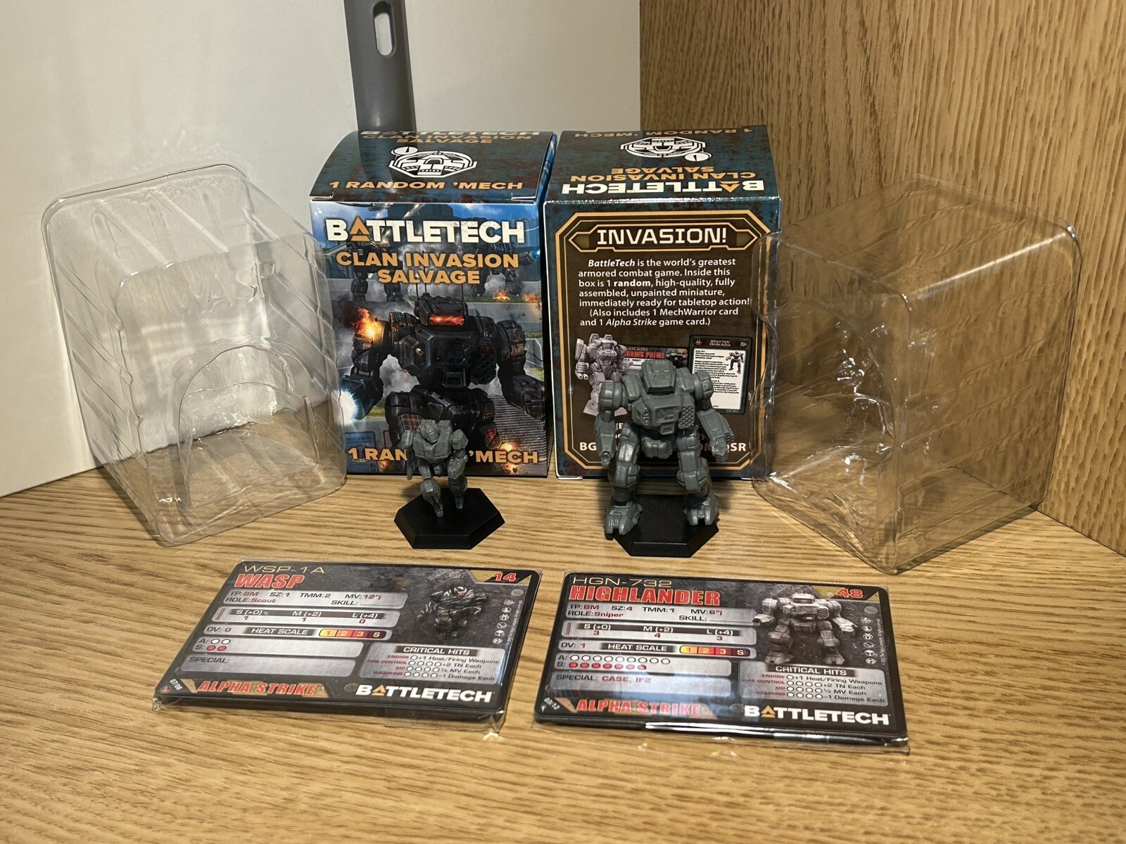 BattleTech Catalyst CGL Clan Invasion Salvage Blind Box Wasp ...