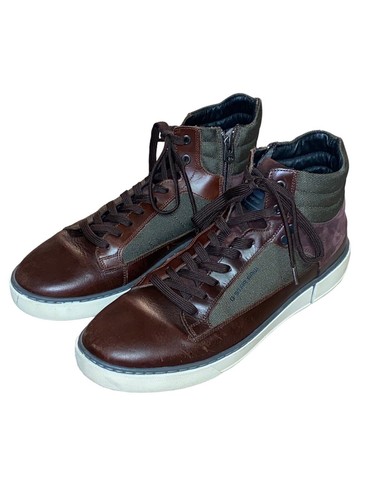 G-STAR RAW Ravond Mid Leather Canvas Brown Green Men’s Size 11 US 44 EU | eBay