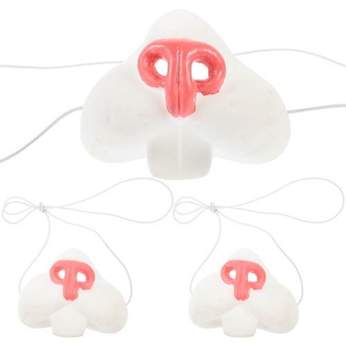 3 PCS Decorative Bunny Prop Cosplay Costumes Whiskers Nose Crafts ...