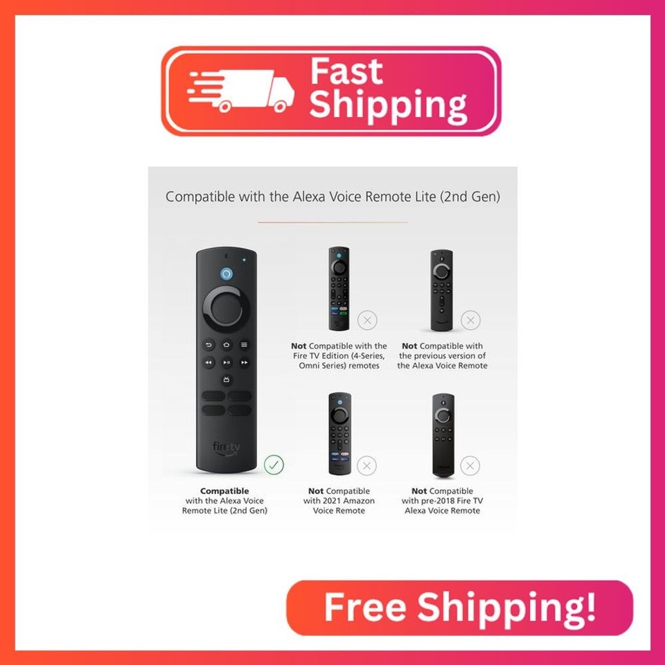Made for Amazon Remote Cover Case, for Alexa Voice Remote Lite (2nd ...