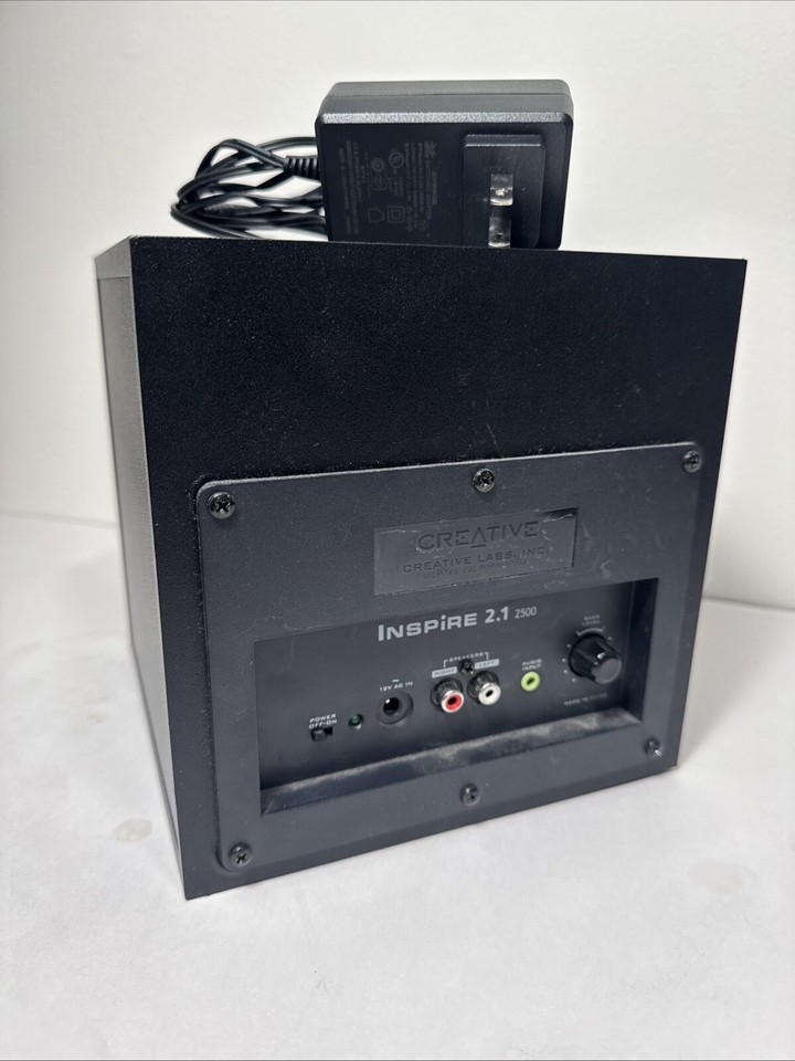 Creative Inspire 2.1 2500 Subwoofer & Power Supply ONLY - Tested ...