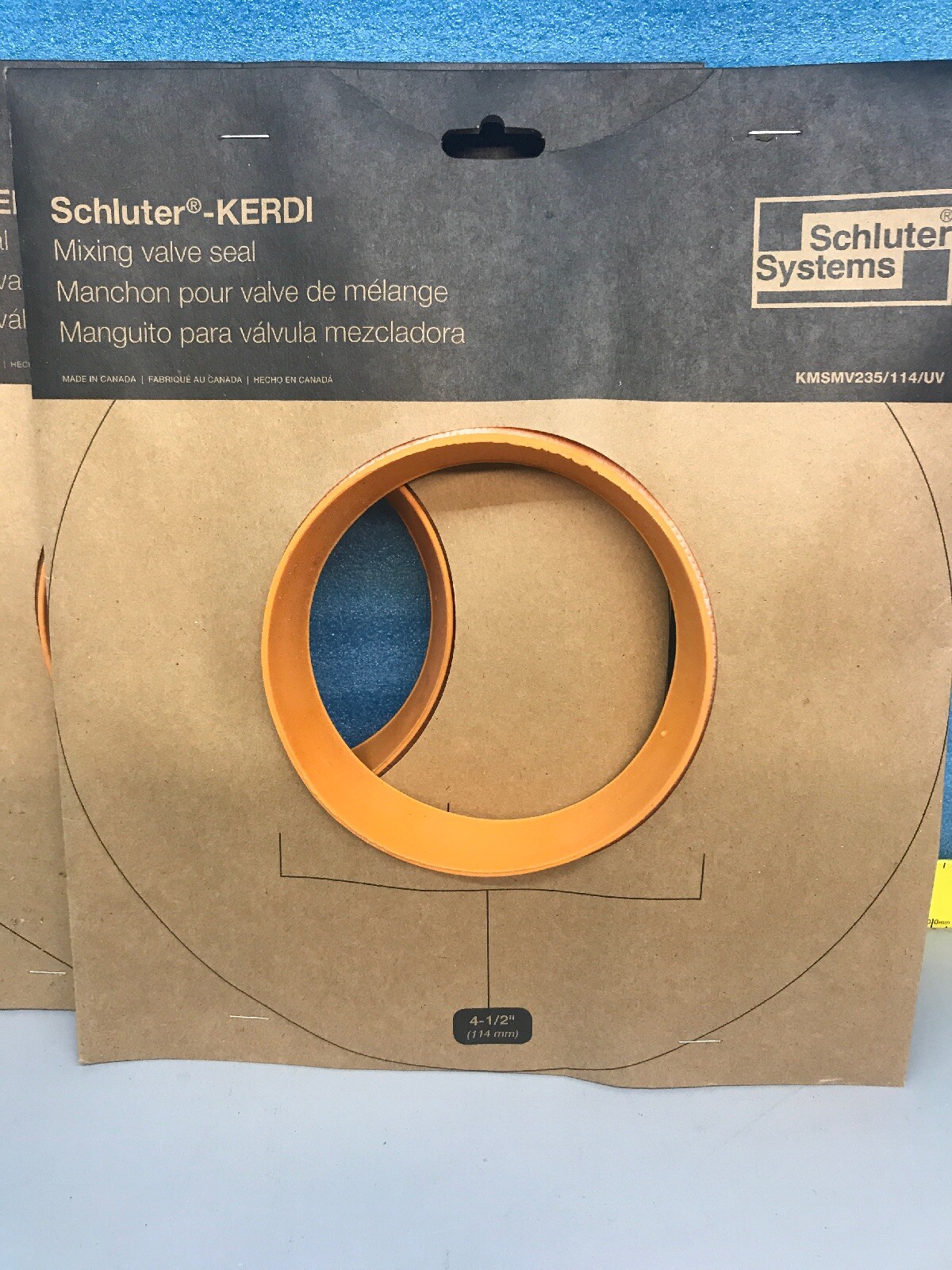 Lot Of 2 Schluter Kerdi Mixing Valve Seal 4-1/2" | eBay