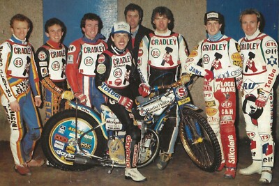 CRADLEY HEATH HEATHENS 1985 SPEEDWAY TEAM PHOTOGRAPH | eBay UK