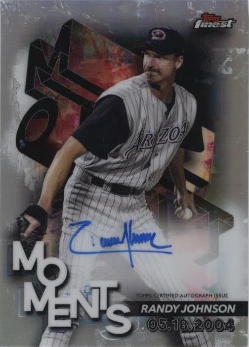 2024 Topps Finest - Finest Moments Autographs Randy Johnson #FMA-RJ (AU ...