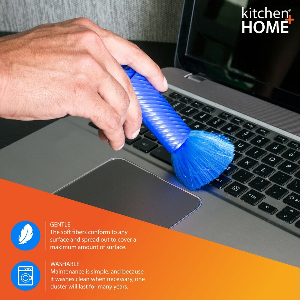 Mini Duster - 6.5" Compact Travel Duster w/ Carry Case - Computer Car ...