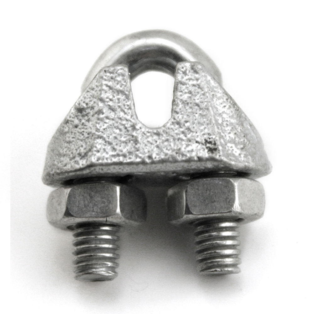 Wire Rope Clips, 1/2"- Iron Hardware, Shorten Wire | eBay