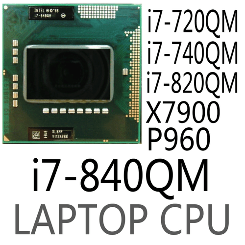 Intel Xeon I7-720QM I7-740QM I7-820QM I7-840QM P960 CPU Processor | eBay