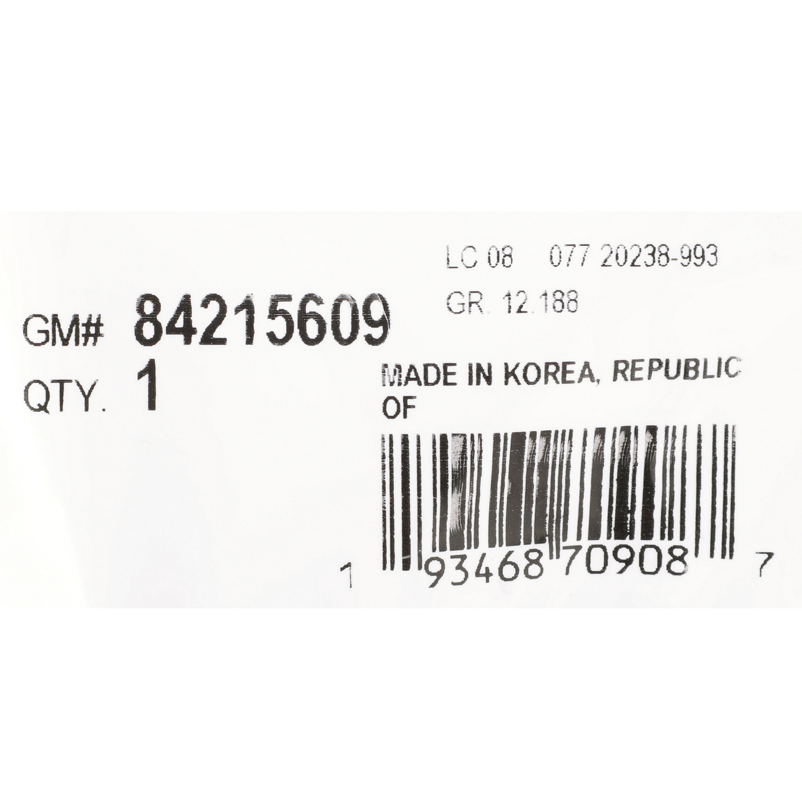 OEM NEW 2016-2023 Buick Cadillac Chevrolet Rear Window Wiper Blade ...