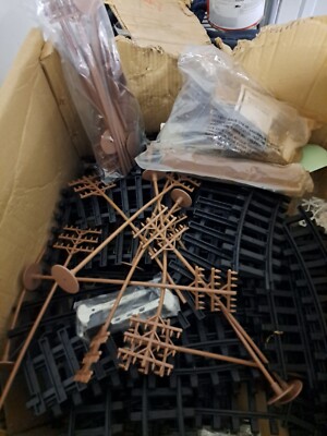 Huge Lot of assorted bachmann scale ModelTrain Track / power poles (see ...