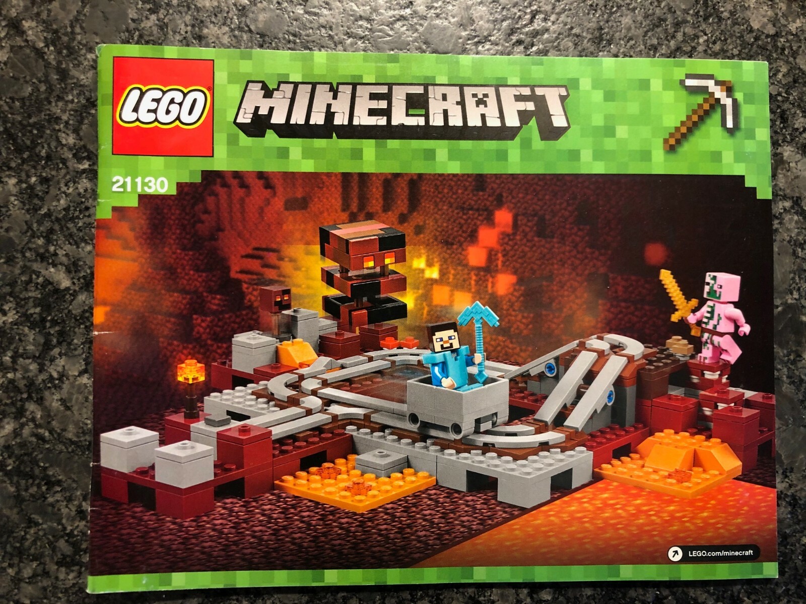 Lego Minecraft 21130 Manual instructions Only | eBay