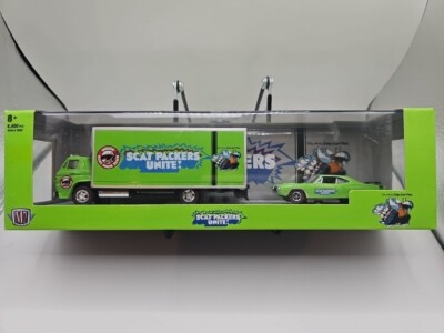 1/64 1970 Dodge L600 & Super Bee, Scat Packers Unite R49 M2 Machines ...