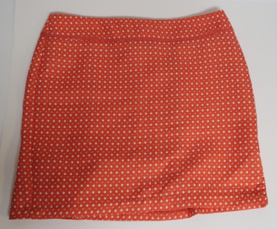 Max Studio Women's Skirt Red & White Checkered Size 10 RN 58822 100% ...