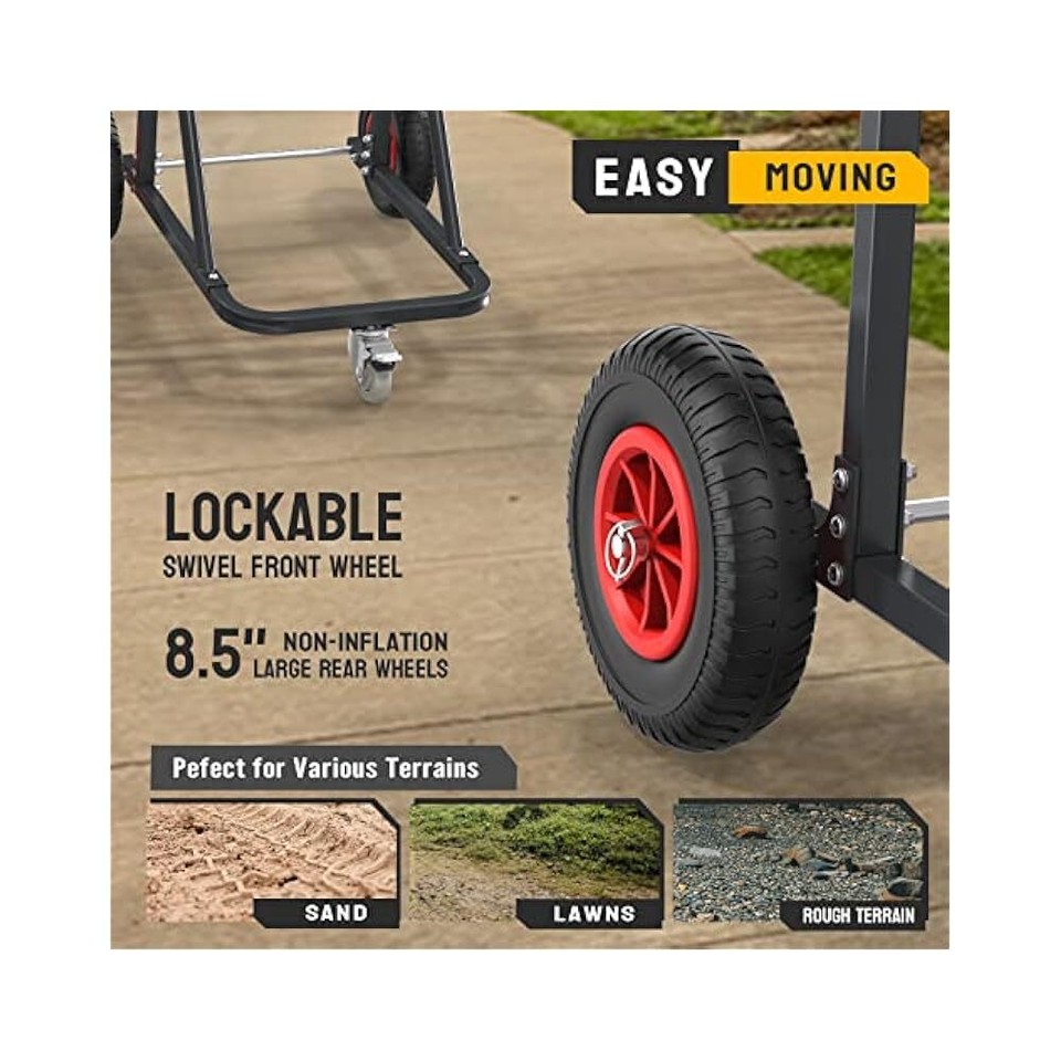 Boat Motor Repair Stand, Stable Triangle Design, 440lb Capacity, Easy ...