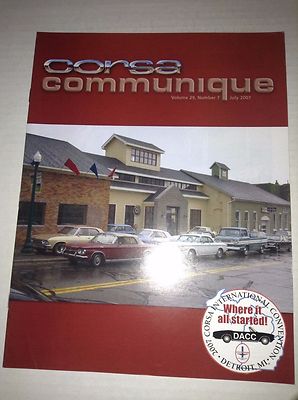 Corsa Communique Magazine Virginia Vair Fair July 2007 033017NONRH | eBay