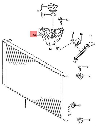 reservoir AUDI Audi A8 S8 quattro 4E2 4E8 4E0121403G | eBay