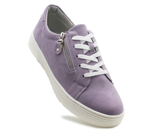 Womens Ladies Casual Flat Lace Up Fashion Trainers Side Zip Up Sneaker ...