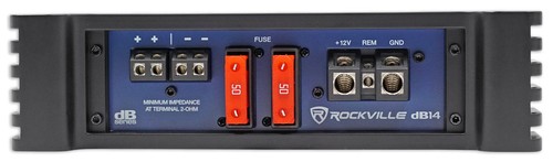 Rockville dB14 4000 Watt Peak/1000w RMS Mono 2 Ohm Amplifier Car Audio ...