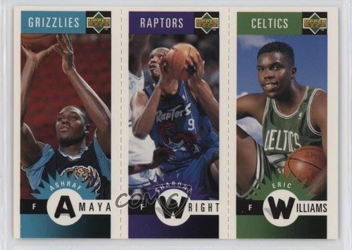 1996-97 Collector's Choice Mini-Cards Ashraf Amaya Sharone Wright Eric ...