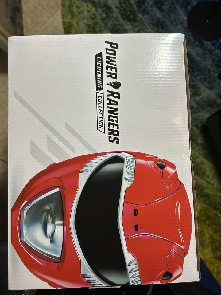 Power Rangers Lightning Collection Red Ranger Helmet | eBay