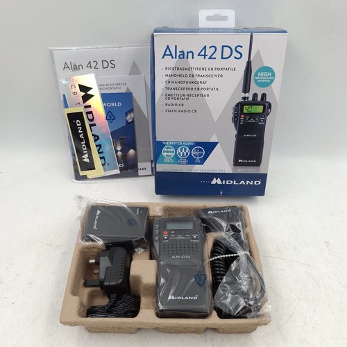Midland Alan 42DS UK Handheld CB Radio with Digital Squelch Unused ...