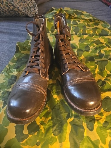 WW2 USMC Service Shoes/Boots SM Wholesale Size 10.5D Excellent ...