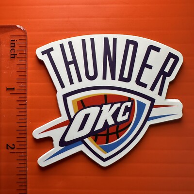 Oklahoma City Thunder NBA Basketball Color Sports Decal Sticker (Free ...