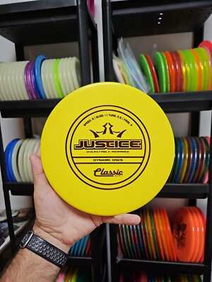 Dynamic Discs Classic Soft Justice Yellow 173g Disc Golf Midrange | eBay