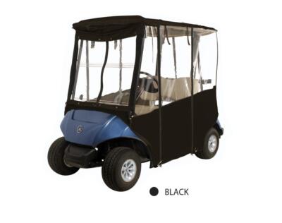 Doorworks Golf Buggy Cart Enclosure Cover 4 Sided Yamaha Drive - BLACK ...