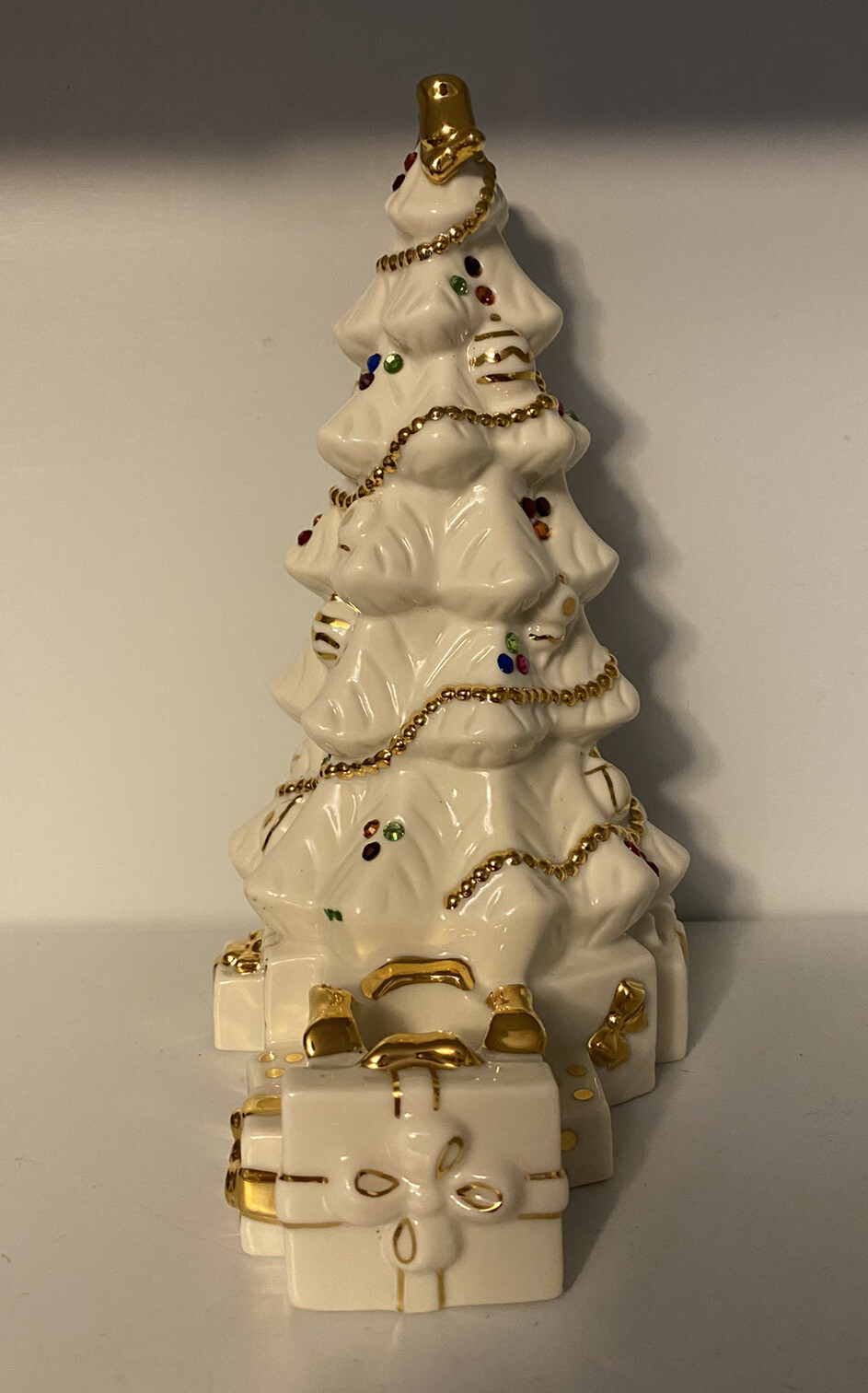 Lenox The Jeweled Christmas Tree Candlesticks. Pre Owned. | eBay