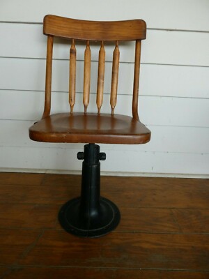 Antique Jury Chair Cast Iron Base | eBay