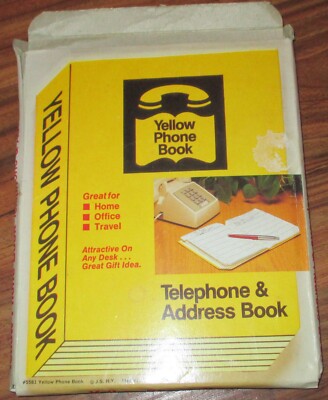 YELLOW PHONE BOOK - TELEPHONE ADDRESS BOOK #5581 TAIWAN | eBay