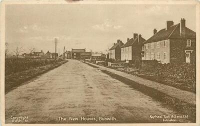 Bubwith Yorkshire The New Houses England OLD PHOTO | eBay