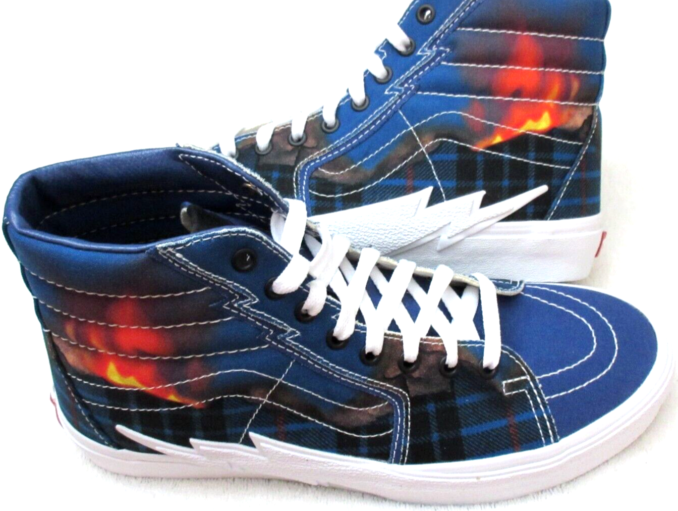 Size 9.5 - VANS Sk8-Hi Bolt Big Blue for sale online | eBay